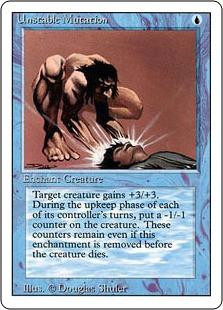 Magic The Gathering Revised Single Card Common Unstable Mutation 86 ...