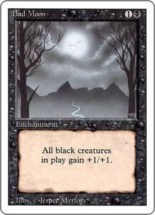 Magic The Gathering Revised Single Card Rare Bad Moon 94 English - ToyWiz
