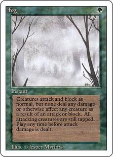 Magic The Gathering Revised Single Card Common Fog 195 - ToyWiz