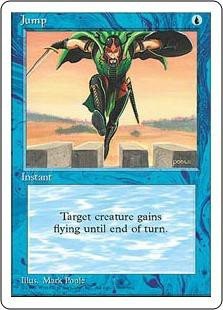 Magic The Gathering 4th Edition Single Card Common Jump - ToyWiz