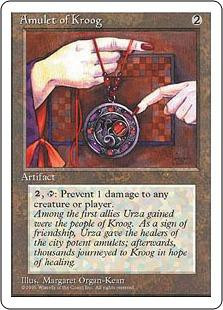 Magic The Gathering 4th Edition Single Card Common Amulet of Kroog - ToyWiz