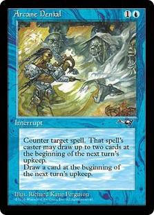 Magic The Gathering Alliances Single Card Common Arcane Denial RANDOM ...