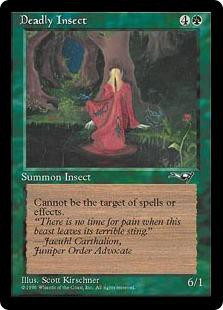 Magic The Gathering Alliances Single Card Common Deadly Insect RANDOM ...