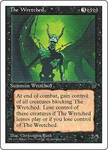 Magic The Gathering Chronicles Single Card Rare The Wretched - ToyWiz