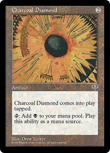 Magic The Gathering Mirage Single Card Uncommon Charcoal Diamond - ToyWiz
