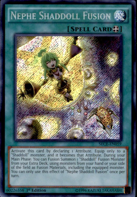 YuGiOh Secrets of Eternity Single Card Secret Rare Nephe Shaddoll Fusion SECE-EN059 - ToyWiz
