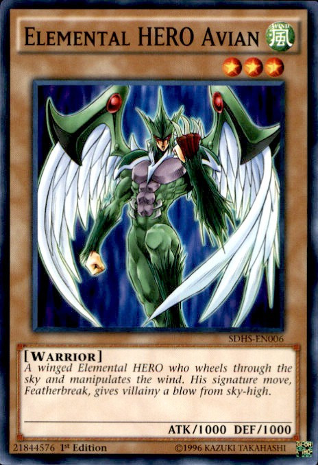 YuGiOh HERO Strike Structure Deck Single Card Common Elemental HERO ...