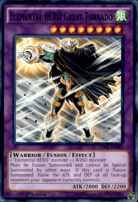 YuGiOh HERO Strike Structure Deck Single Card Common Elemental HERO ...