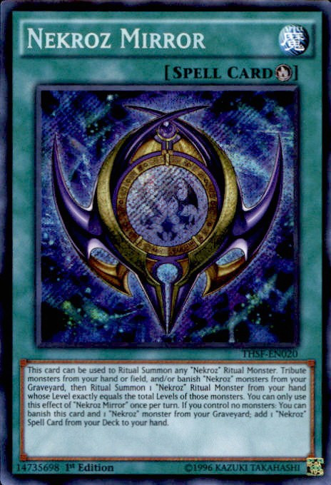 YuGiOh The Secret Forces Single Card Secret Rare Nekroz Mirror THSF ...