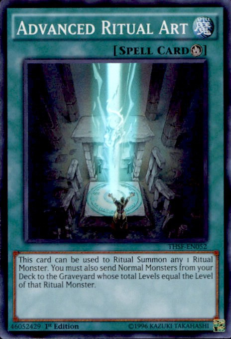 YuGiOh The Secret Forces Single Card Super Rare Advanced Ritual Art ...