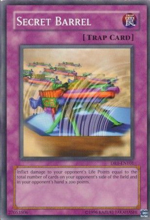 YuGiOh Dark Revelation 1 Single Card Common Secret Barrel DR1-EN101 ...