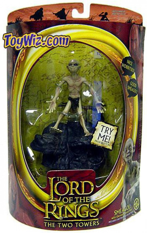 The Lord of the Rings The Two Towers Smeagol Action Figure Toy Biz - ToyWiz
