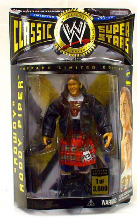 WWE Wrestling Classic Superstars Pipers Pit Rowdy Roddy Piper Exclusive ...