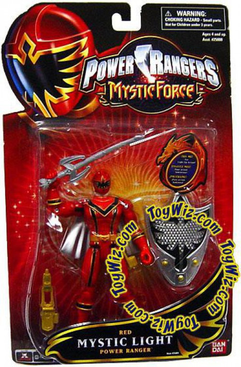 Power Rangers Mystic Force Red Mystic Light Power Ranger Action Figure ...