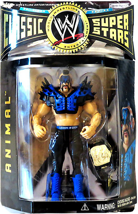 WWE Wrestling Classic Superstars Series 6 Animal Action Figure Road ...