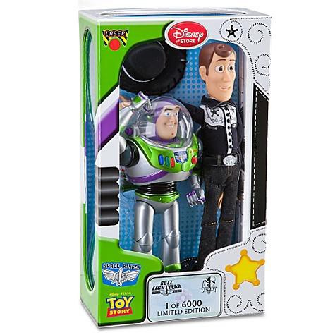 Disney Pixar Toy Story Woody Buzz Lightyear Exclusive Action Figure 2 ...
