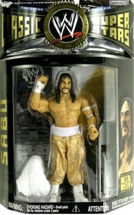 WWE Wrestling Classic Superstars Series 10 Sabu Action Figure Jakks ...