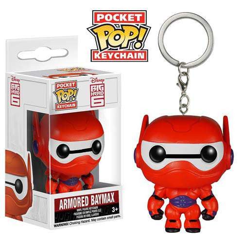 Funko Disney Big Hero 6 Pocket POP Armored Baymax Keychain - ToyWiz