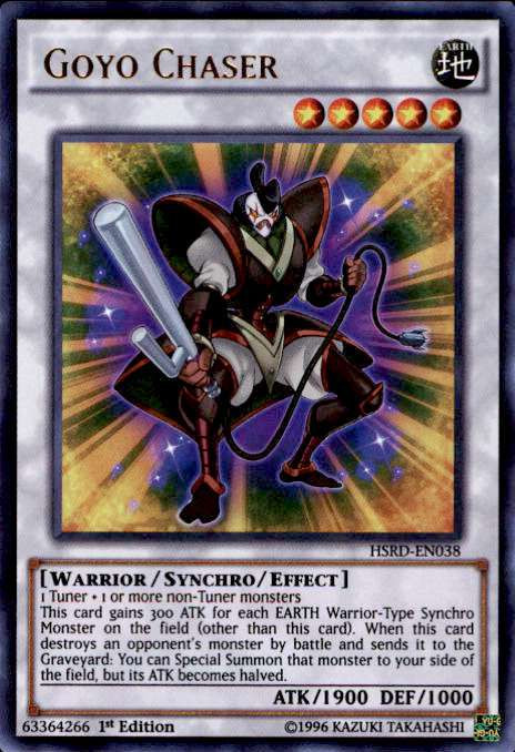 YuGiOh High-Speed Riders Single Card Ultra Rare Goyo Chaser HSRD-EN038 ...