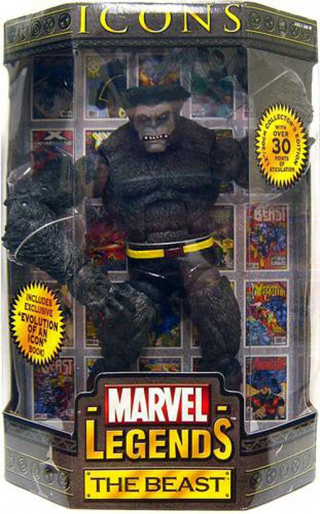 Marvel Icons Marvel Legends Beast 12 Deluxe Action Figure Toy Biz - ToyWiz