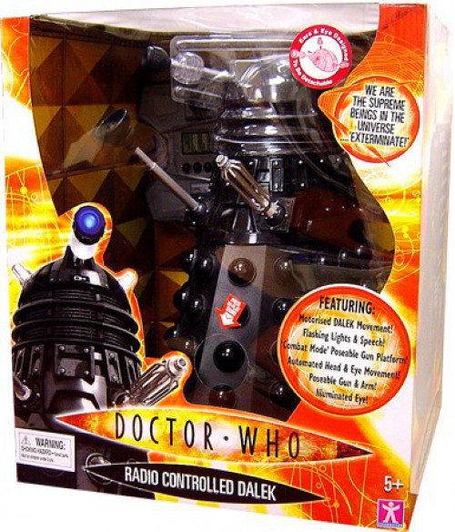 Doctor Who Radio Controlled Dalek 12 RC Figure Black Underground Toys ...
