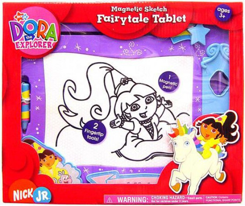Dora the Explorer Magnetic Sketch Fairytale Tablet Jakks Pacific - ToyWiz
