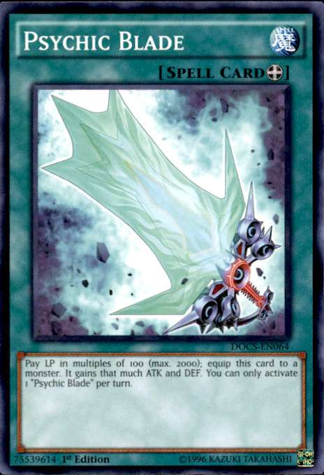YuGiOh Dimension of Chaos Single Card Common Psychic Blade DOCS-EN064 ...