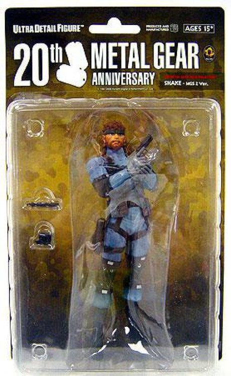 Metal Gear Solid Series 1 Snake 7 Collectible Figure MGS2 Medicom Toys ...