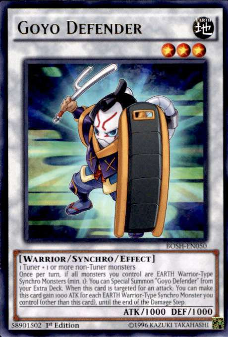 YuGiOh Breakers of Shadow Single Card Rare Goyo Defender BOSH-EN050 ...