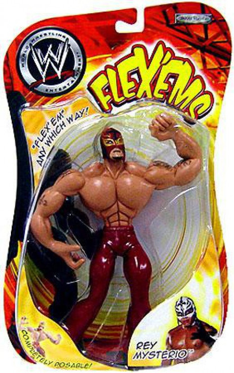 WWE Wrestling Flexems Series 9 Rey Mysterio Action Figure Jakks Pacific ...