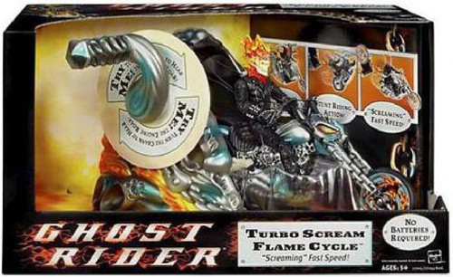Ghost Rider Rev-N-Roar Engine Turbo Scream Flame Cycle Vehicle Hasbro ...