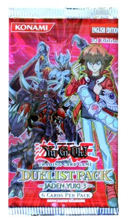 YuGiOh Duelist Pack Jaden Yuki 3 Booster Pack 6 Cards Konami - ToyWiz