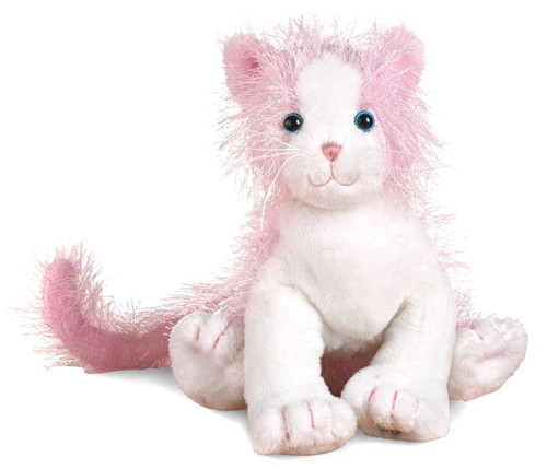 Webkinz Pink White Cat Plush Ganz - ToyWiz
