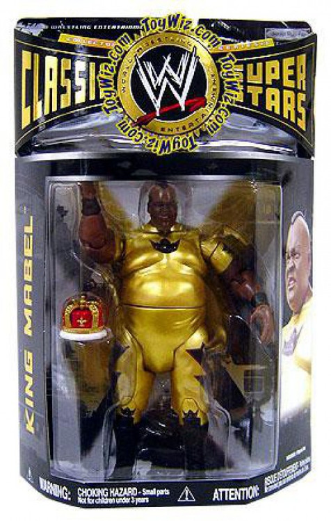 WWE Wrestling Classic Superstars Series 18 King Mabel Action Figure ...