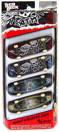 Tech Deck ATM 96mm Mini Skateboard 4-Pack RANDOM Boards Spin Master ...