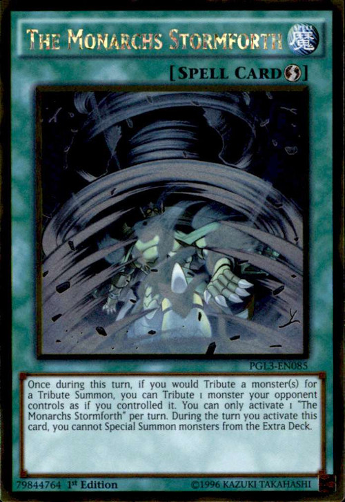 YuGiOh Premium Gold Infinite Gold Single Card Gold Rare The Monarchs ...