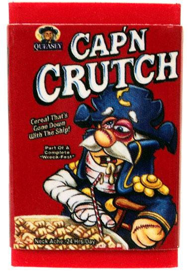 Wacky Packages Topps Series 1 Capn Crutch Single Eraser 2 - ToyWiz