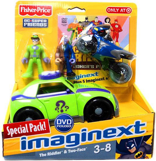 Fisher Price DC Super Friends Imaginext The Riddler Two-Face Exclusive ...