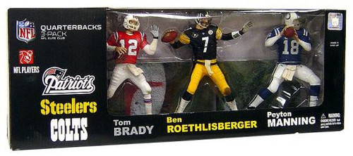 McFarlane Toys NFL Sports Picks Football Tom Brady, Ben Roethlisberger ...
