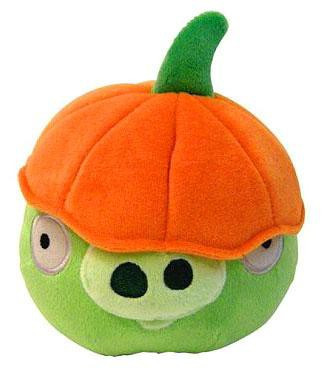 Angry Birds Pig with Pumpkin Hat 5 Plush Halloween Commonwealth Toys ...