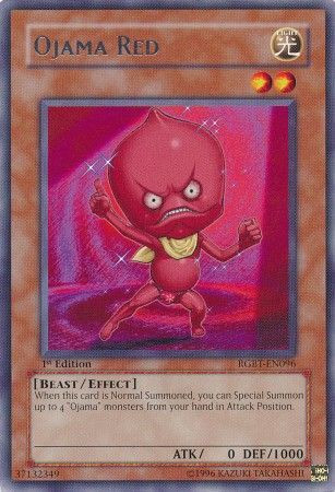 YuGiOh YuGiOh 5Ds Raging Battle Single Card Rare Ojama Red RGBT-EN096 ...