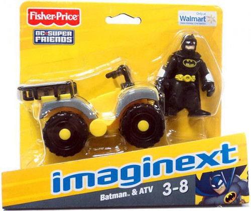 Fisher Price DC Super Friends Imaginext Batman ATV Exclusive 3 Figure ...