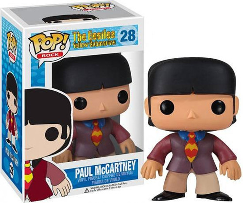 Funko The Beatles Yellow Submarine POP Rocks Paul McCartney Vinyl ...
