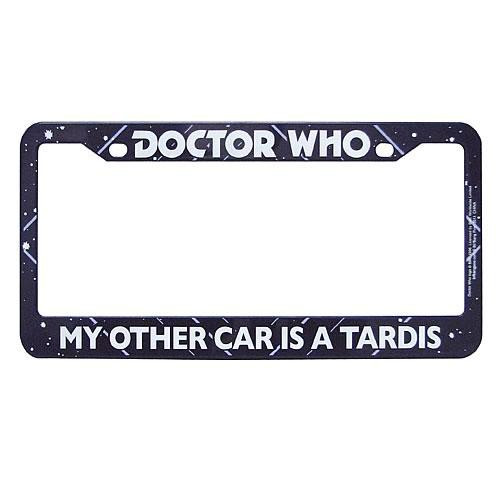 Doctor Who My Other Car is a Tardis License Plate Frame Classic Bif ...