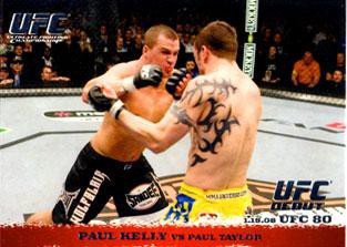 UFC Topps UFC 2009 Round 1 Single Card Paul Kelly 79 - ToyWiz