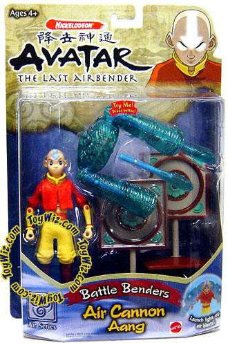 Avatar the Last Airbender Battle Benders Aang Action Figure Air Cannon ...