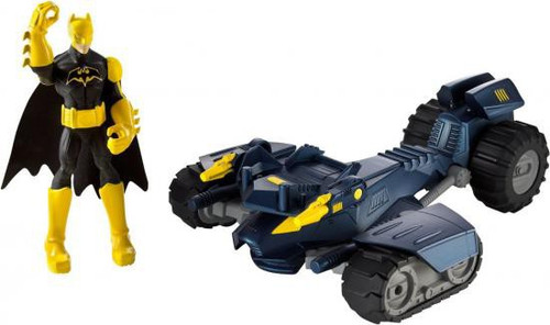 Batman Power Attack Combat Kick Bat-Tank Vehicle Mattel Toys - ToyWiz