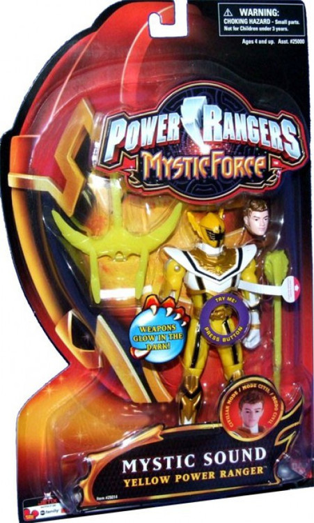 Power Rangers Mystic Force Mystic Sound Yellow Power Ranger Action ...