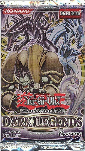 YuGiOh Dark Legends Exclusive Booster Pack 12 Cards Konami - ToyWiz
