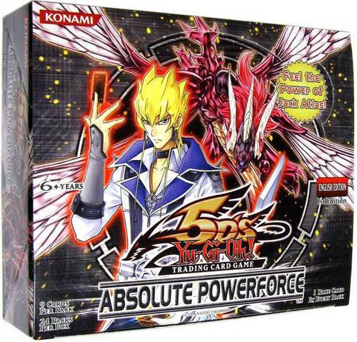 YuGiOh Absolute Powerforce 1st Edition Booster Box 24 Packs Konami - ToyWiz